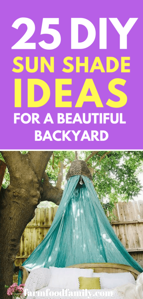 25 Easy DIY Sun Shade Ideas for your Beautiful Backyard