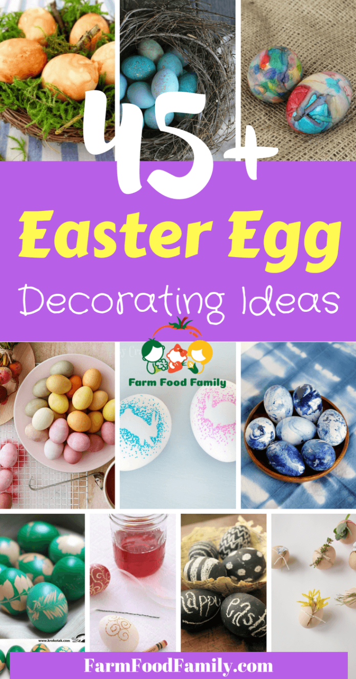 45+ Unique Coloring Easter Egg Decorating Ideas (Updated 2024)
