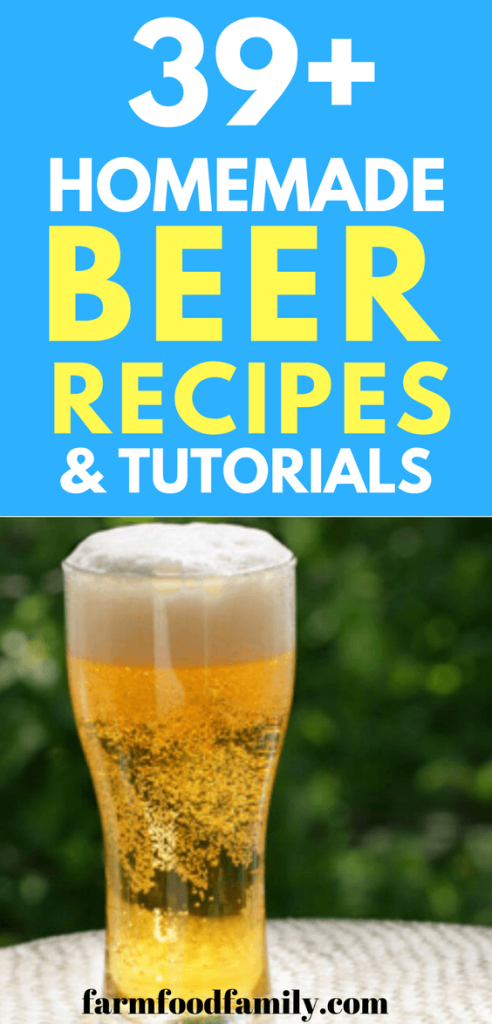 39+ Best Homemade Beer Recipes & Tutorials