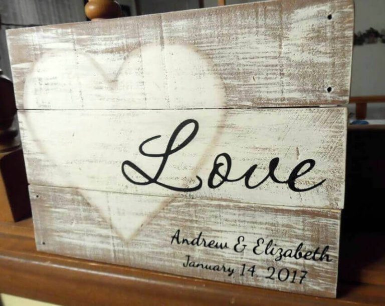 31+ Heartwarming Love Wood Sign Ideas to Personalize Your Home (2024)