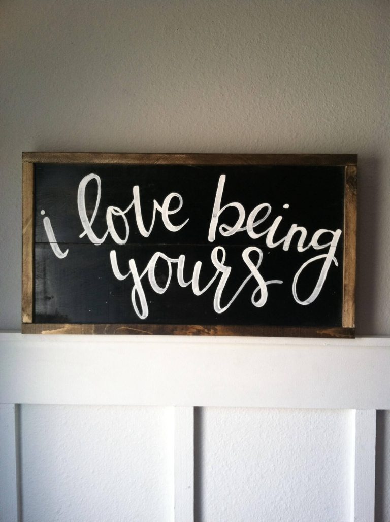 31+ Heartwarming Love Wood Sign Ideas to Personalize Your Home (2024)