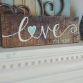 31+ Heartwarming Love Wood Sign Ideas to Personalize Your Home (2024)