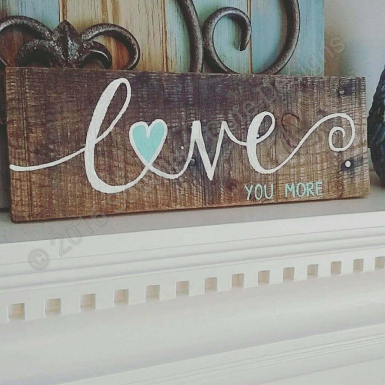 31+ Heartwarming Love Wood Sign Ideas to Personalize Your Home (2024)