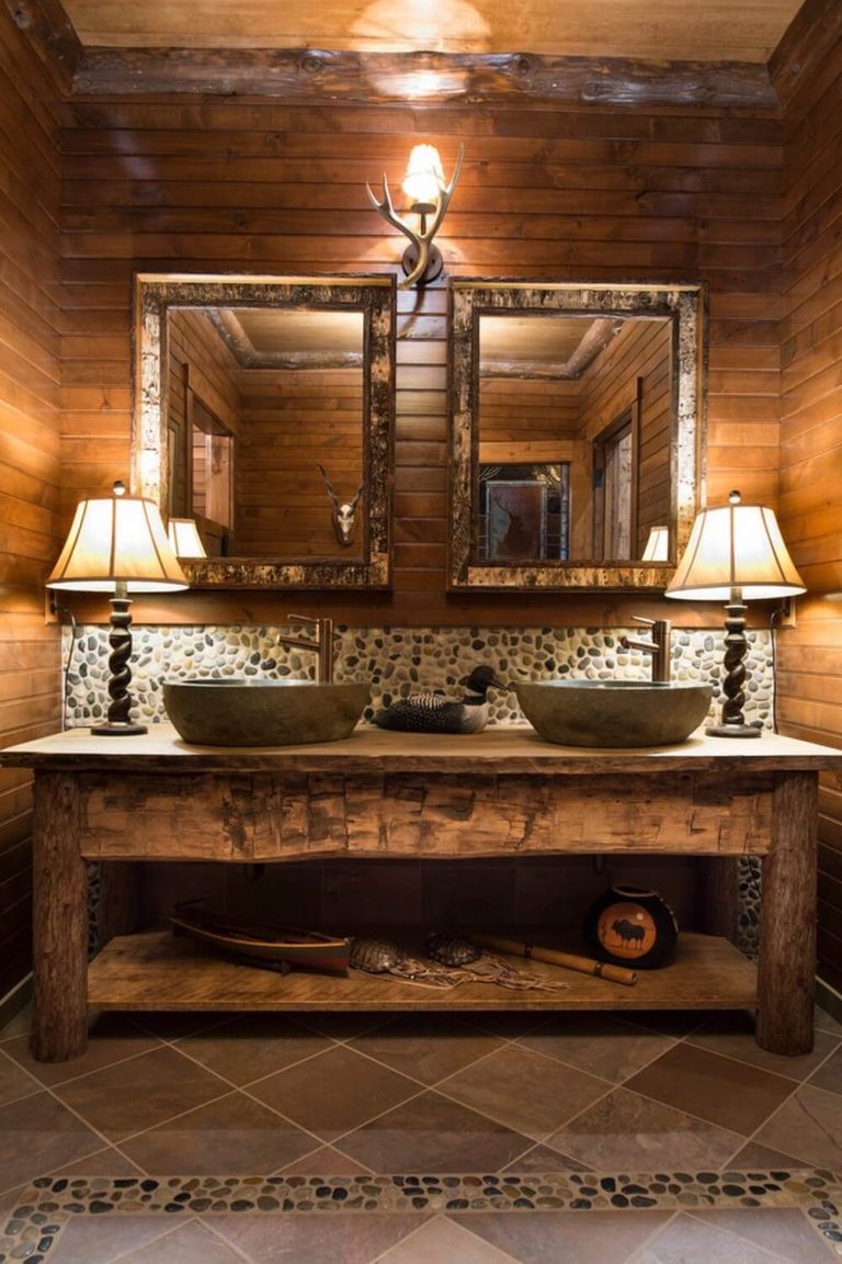 31+ Impressive DIY Rustic Bathroom Vanity Ideas – FarmFoodFamily