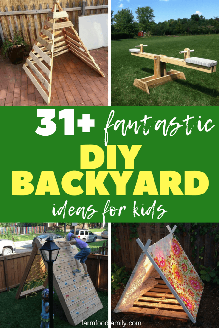 31+ Fantastic DIY Backyard Ideas For Kids This Summer