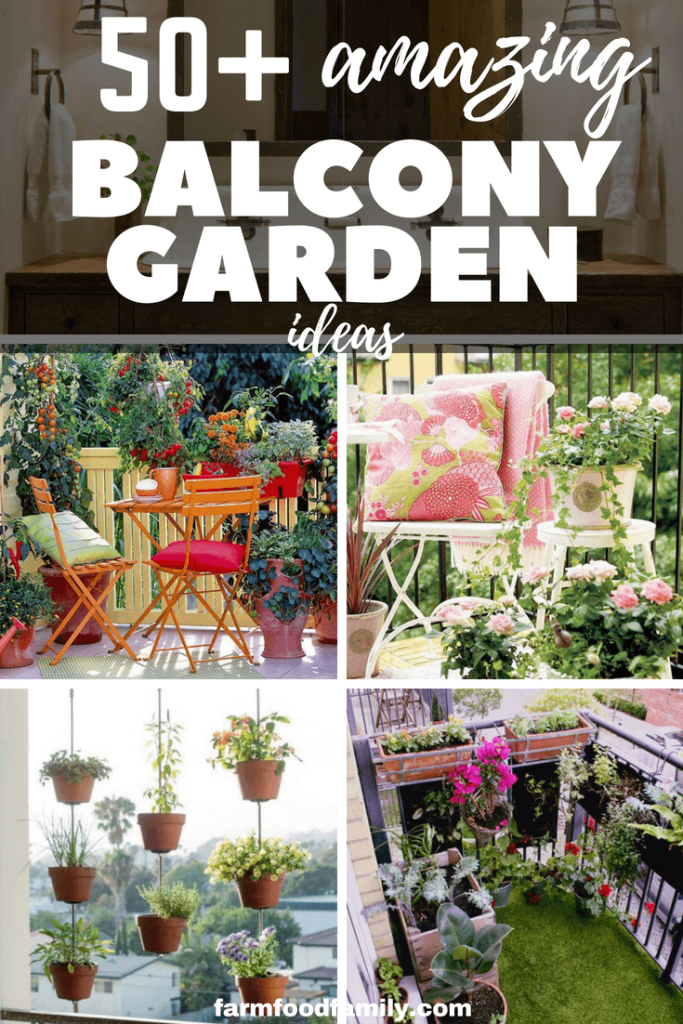 50 Amazing Balcony Garden Designs & Ideas - FarmFoodFamily