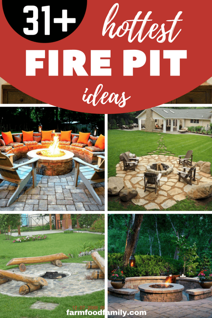 31+ Cheap DIY Firepit Area Ideas For Outdoor (Stone, Metal, Gas) FREE