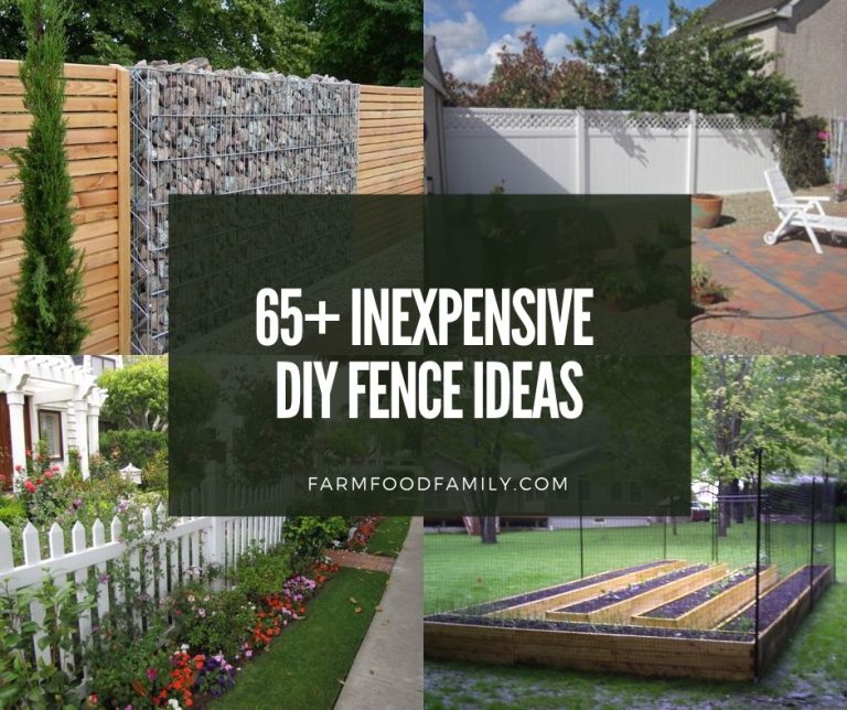 95+ Cheap and Easy DIY Fence Ideas For Your Backyard, or Privacy