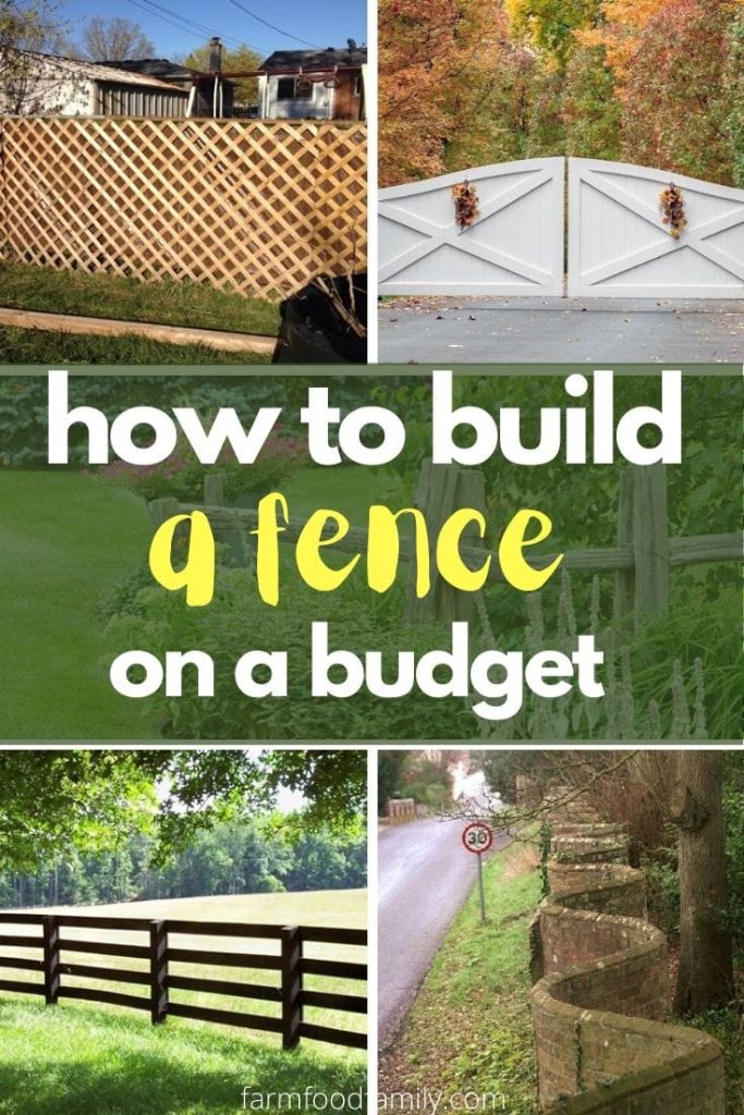 95+ Cheap and Easy DIY Fence Ideas For Your Backyard, or Privacy