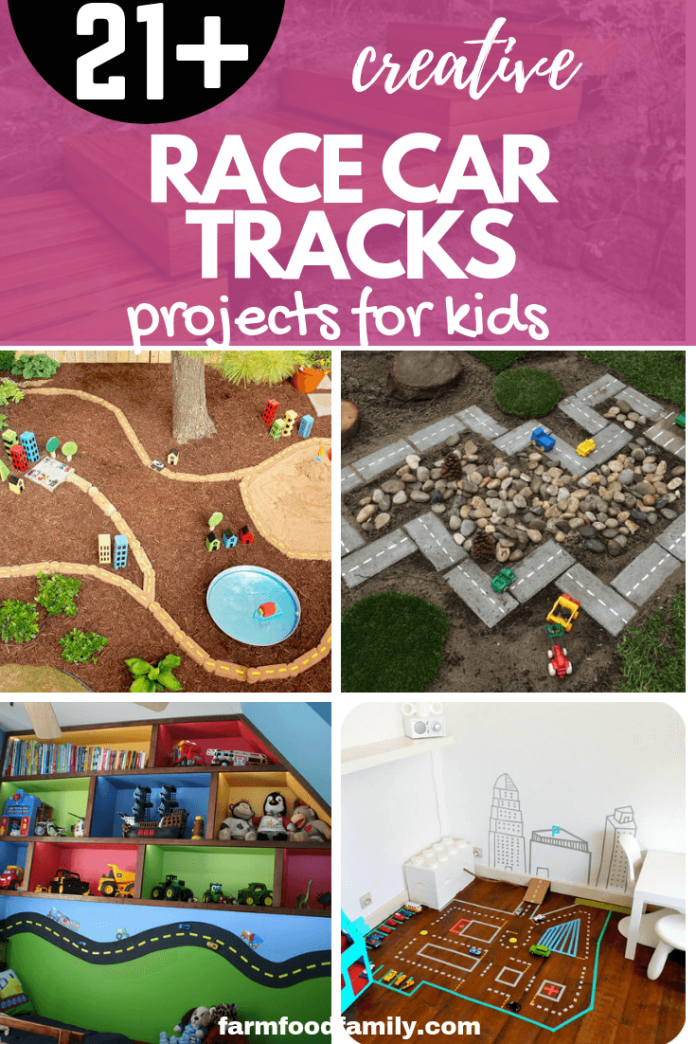 21+ DIY Race Car Track Projects Your Kids Will Love - FarmFoodFamily