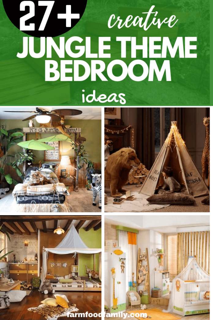How to Design a Jungle Theme Bedroom: 27 Jungle Theme Bedroom Ideas