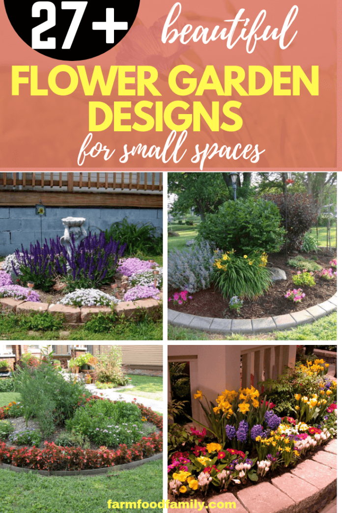 27+ Flower Garden Designs for a Small Space - FarmFoodFamily