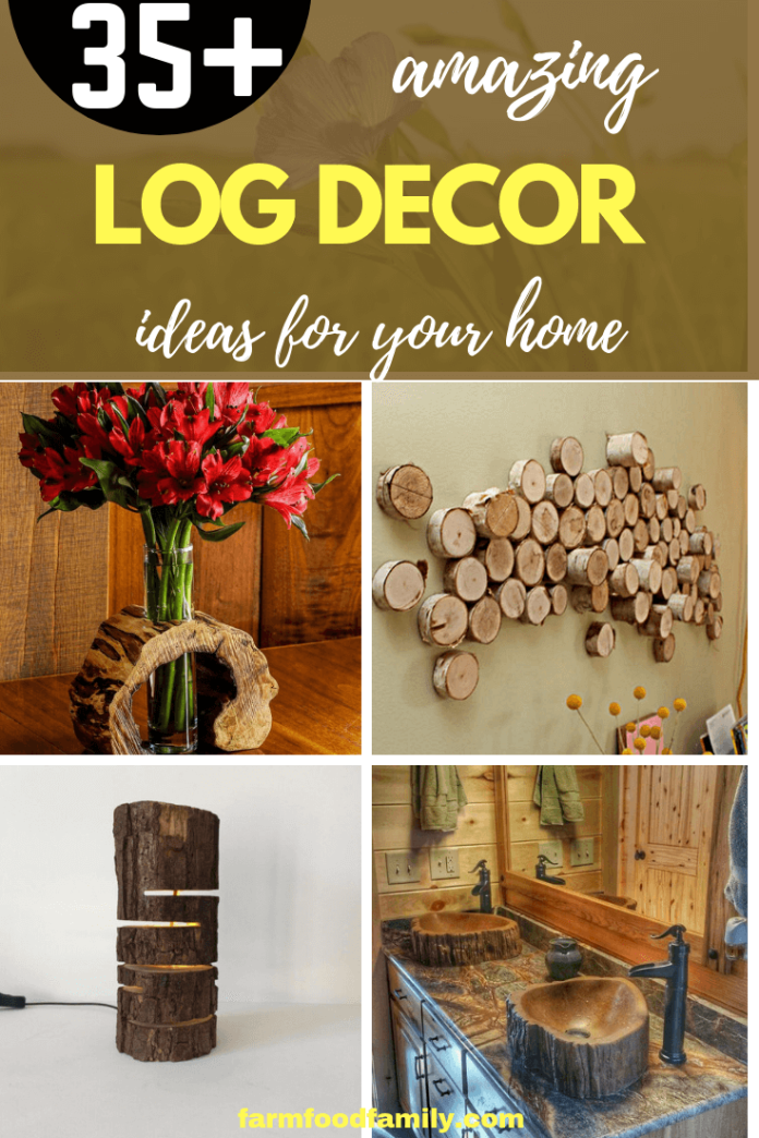 Transform Your Space: 34+ Unique DIY Tree Log Decor Ideas (2024)