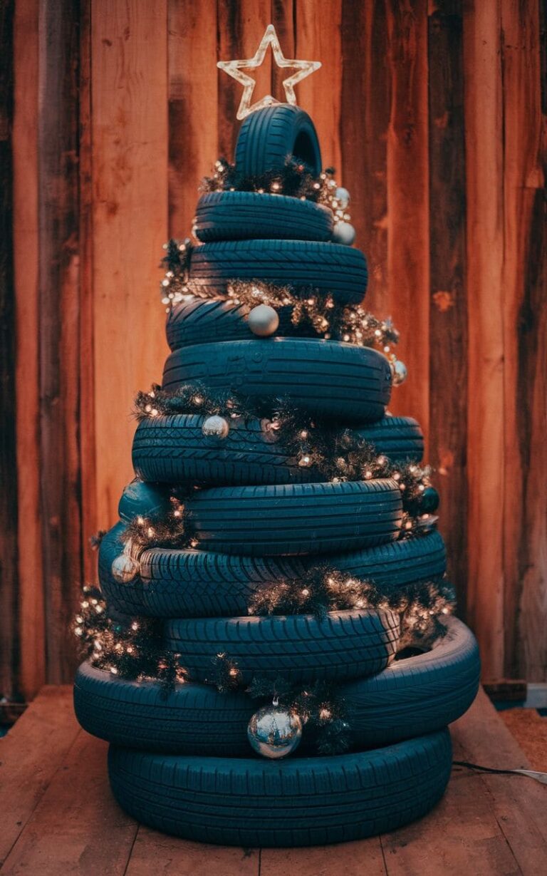 20+ Best Recycled Tire Christmas Decoration Ideas For 2026