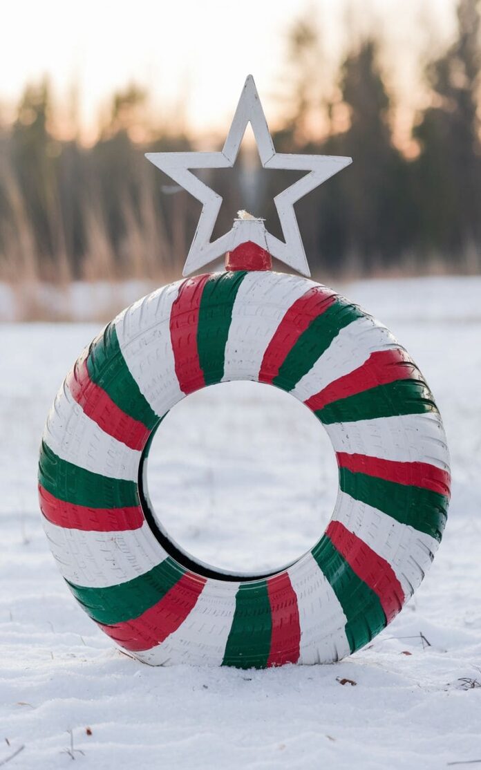 20+ Best Recycled Tire Christmas Decoration Ideas For 2026