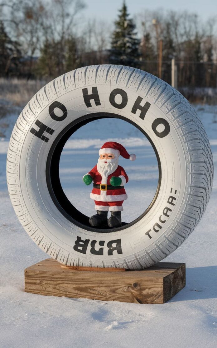 20+ Best Recycled Tire Christmas Decoration Ideas For 2026