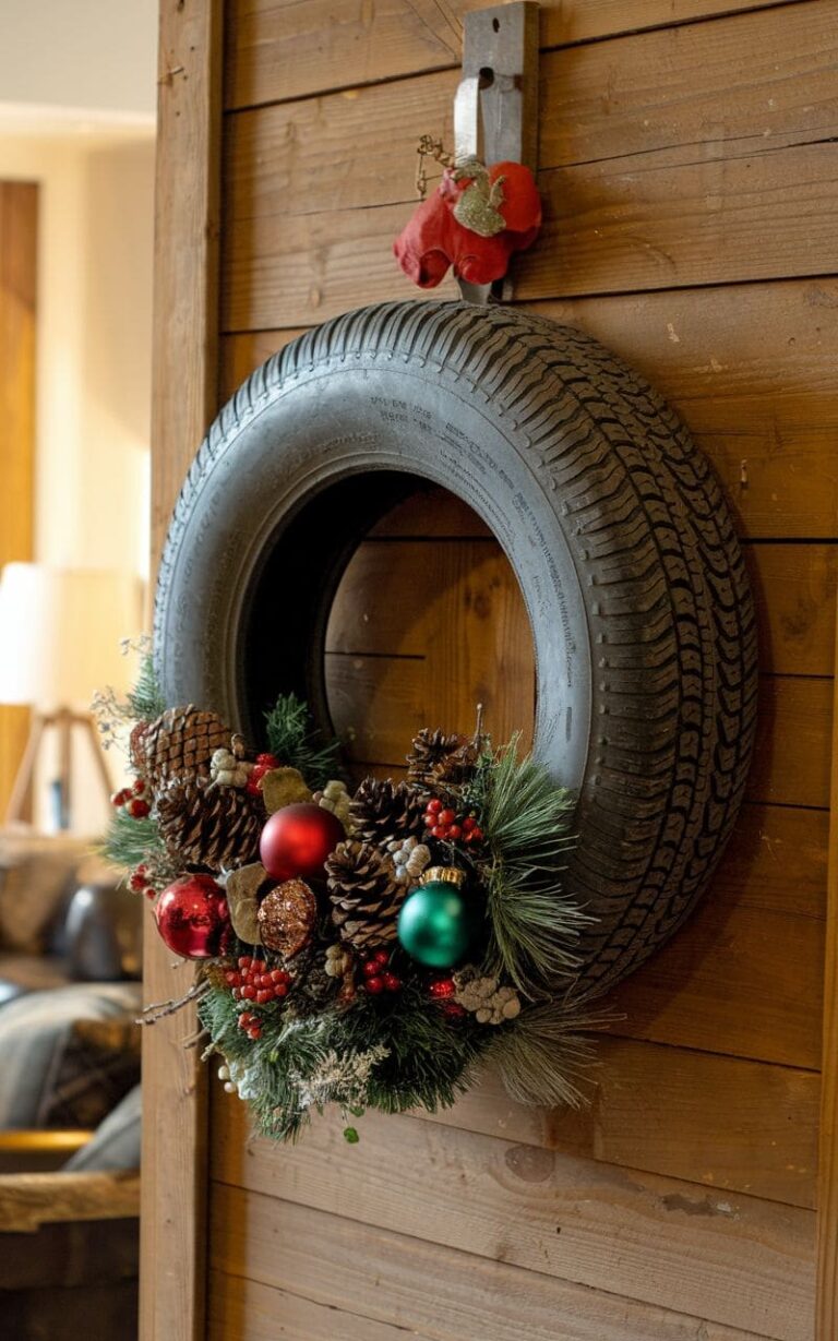20+ Best Recycled Tire Christmas Decoration Ideas For 2026