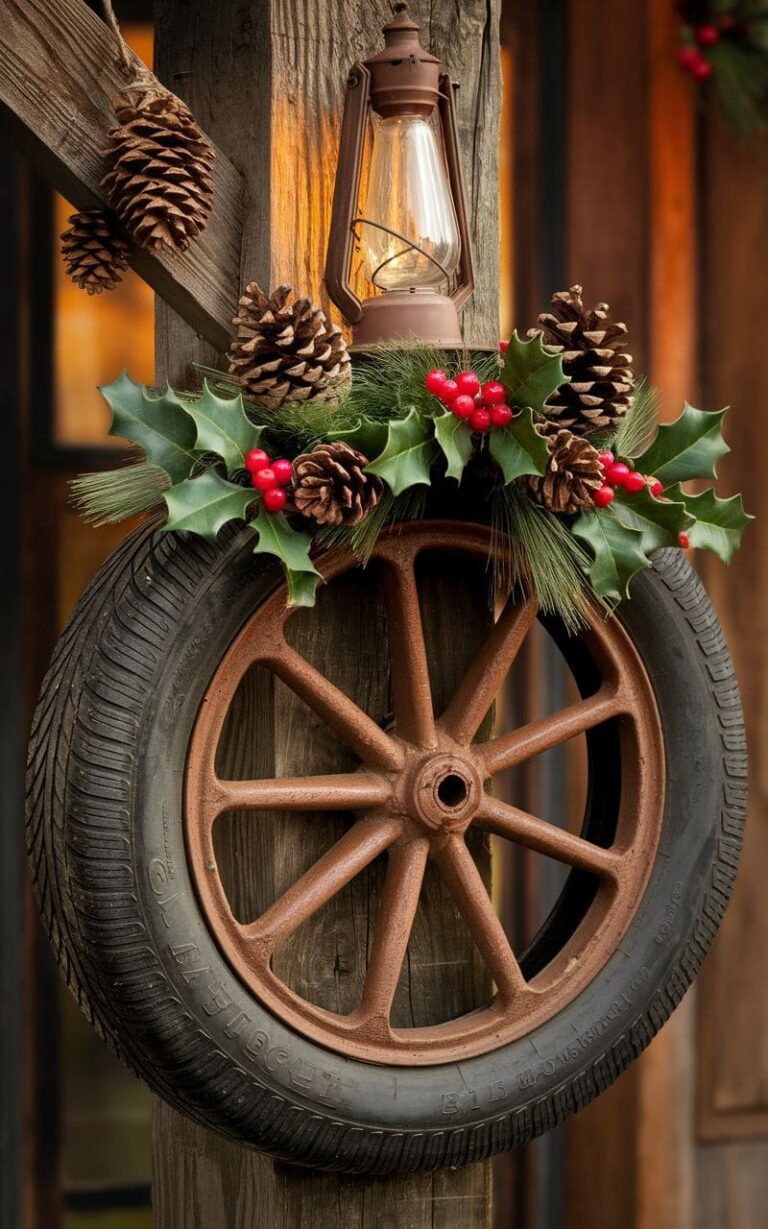 20+ Best Recycled Tire Christmas Decoration Ideas For 2026