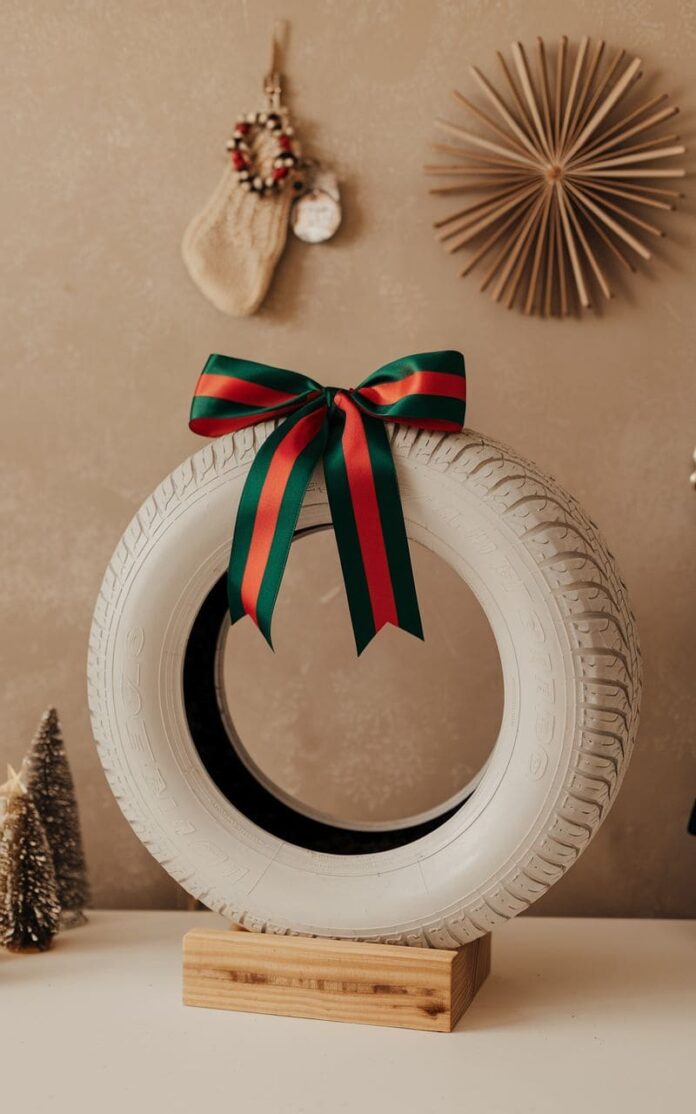 20+ Best Recycled Tire Christmas Decoration Ideas For 2026
