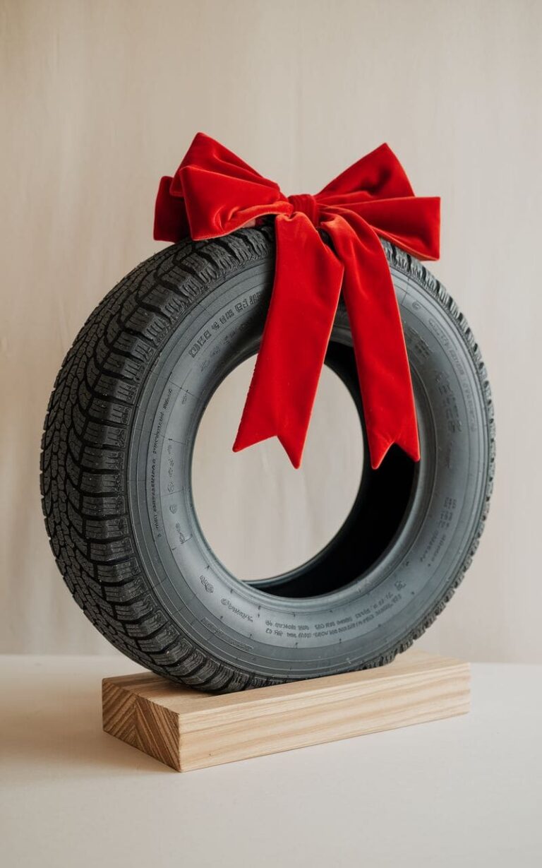 20+ Best Recycled Tire Christmas Decoration Ideas For 2025