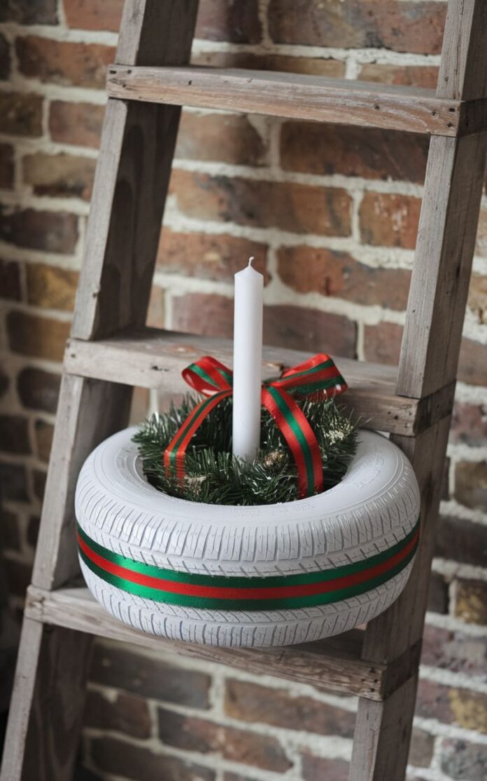 20+ Best Recycled Tire Christmas Decoration Ideas For 2026