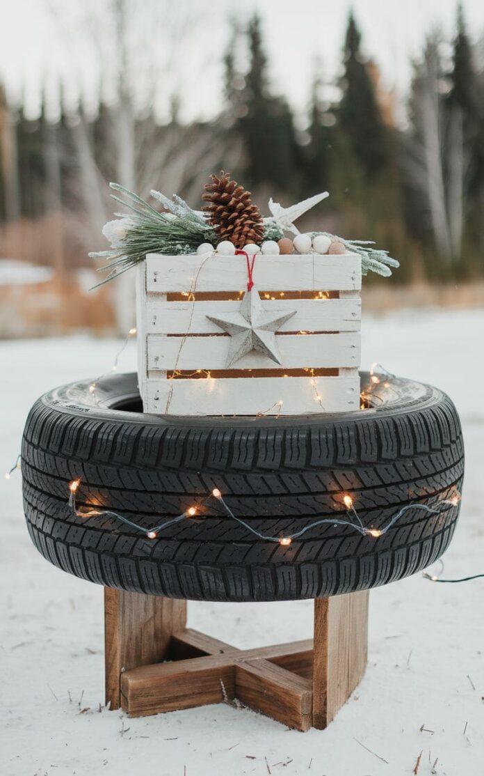 20+ Best Recycled Tire Christmas Decoration Ideas For 2026
