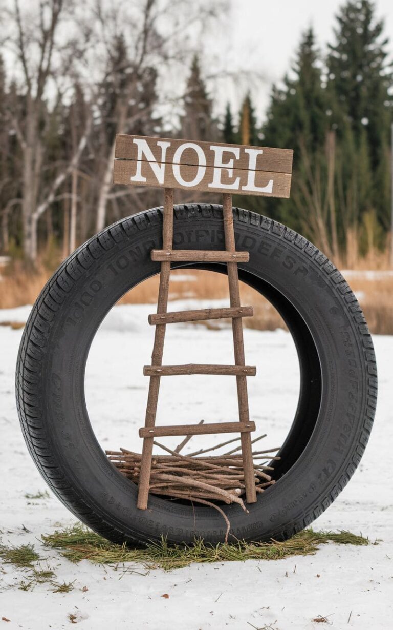 20+ Best Recycled Tire Christmas Decoration Ideas For 2026