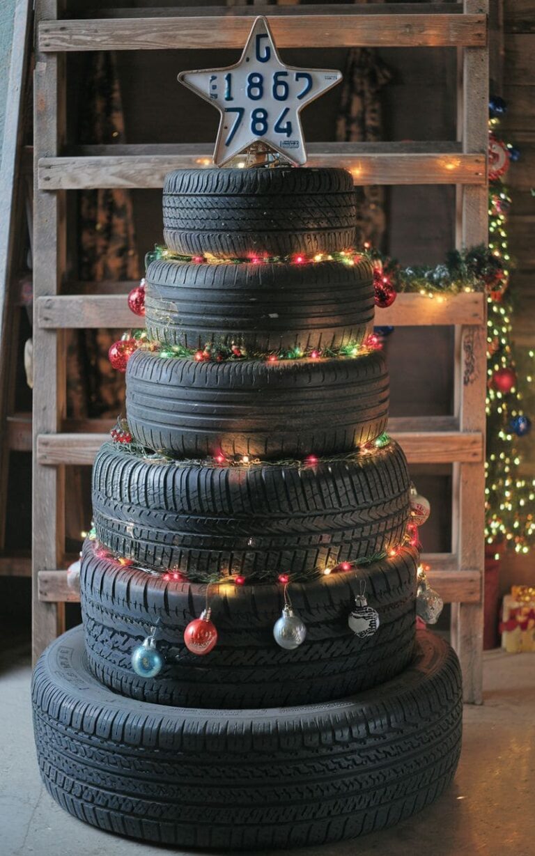 20+ Best Recycled Tire Christmas Decoration Ideas For 2026