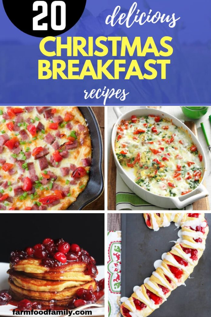 20 Easy, Delicious Christmas Breakfast Menus with Recipes