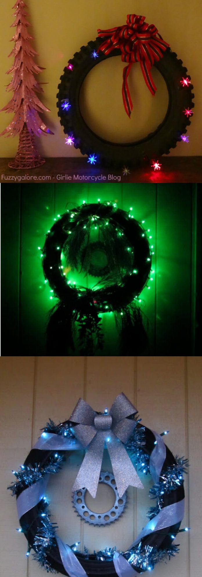 13 Best Recycled Tire Christmas Decoration Ideas For 2024