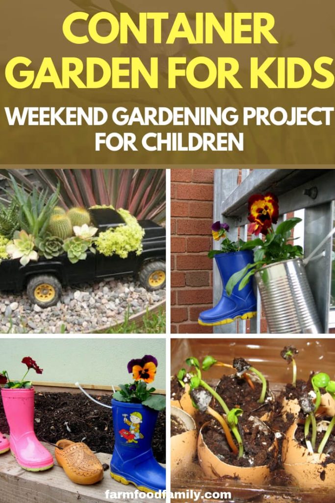 10 Container Gardens for Kids: Weekend Gardening Project for Children