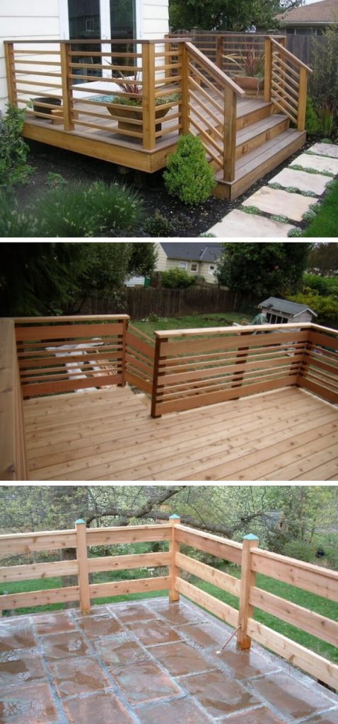 50+ Awesome DIY Deck Railing Designs & Ideas For 2024