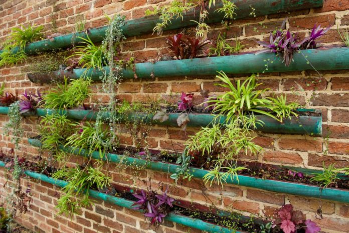 26+ Best DIY Vertical Rain Gutter Garden Ideas For Small Spaces