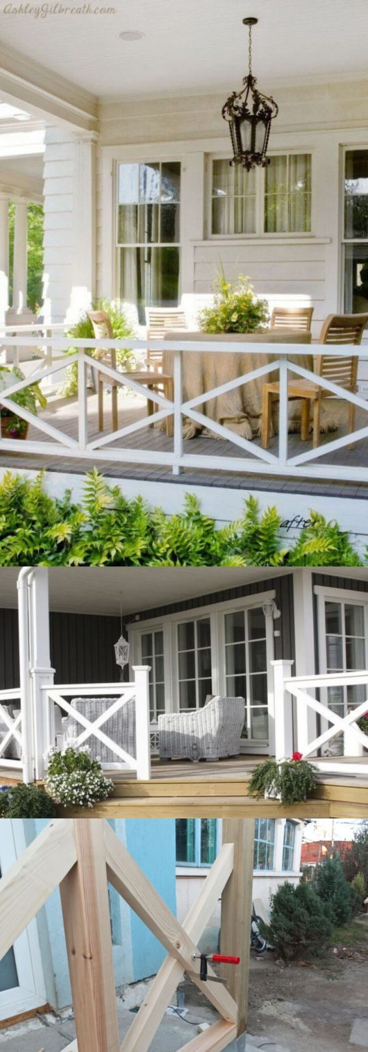 50+ Awesome DIY Deck Railing Designs & Ideas For 2024