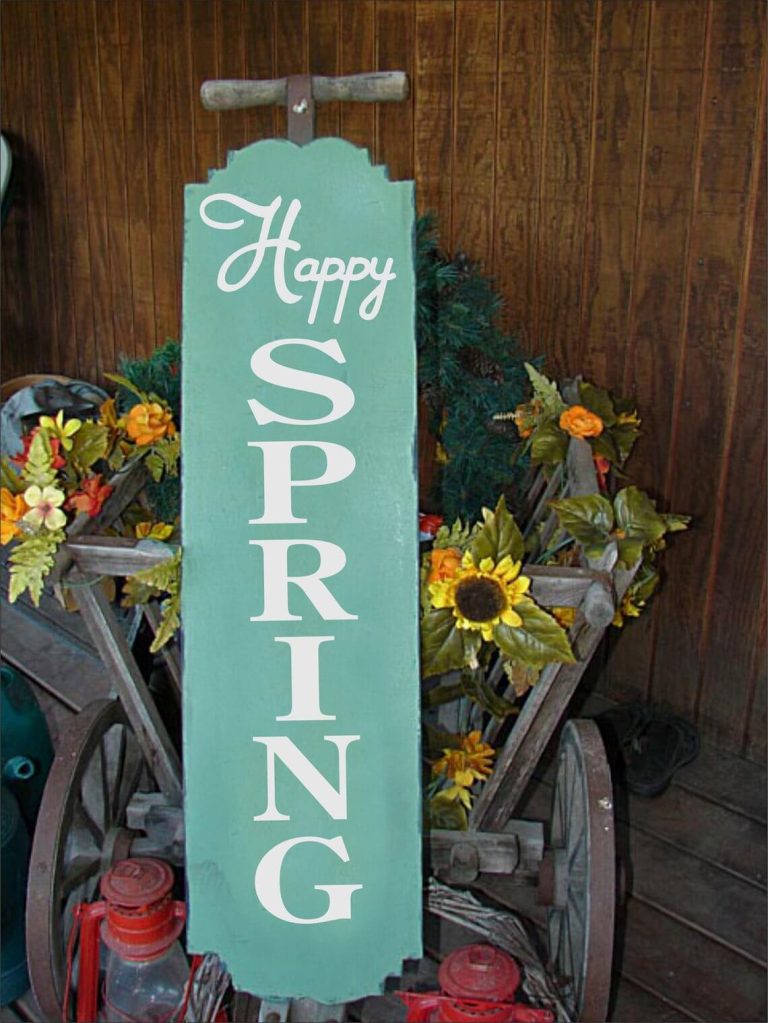 28+ Best Spring Porch Sign Decor Ideas & Designs For 2024