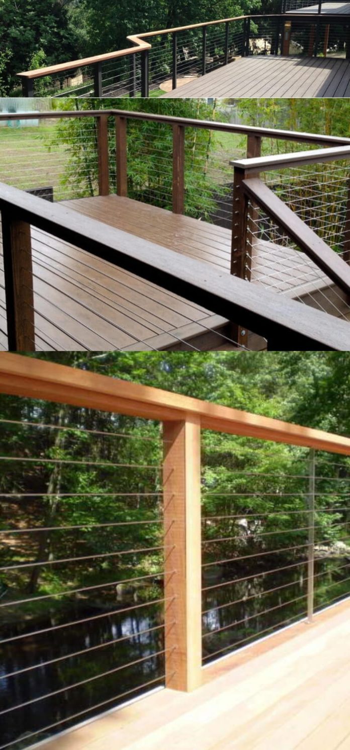 50+ Awesome DIY Deck Railing Designs & Ideas For 2024