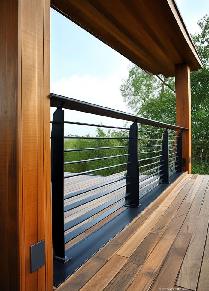 50+ Awesome DIY Deck Railing Designs & Ideas For 2024