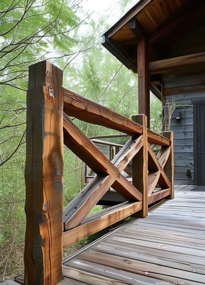 50+ Awesome DIY Deck Railing Designs & Ideas For 2024