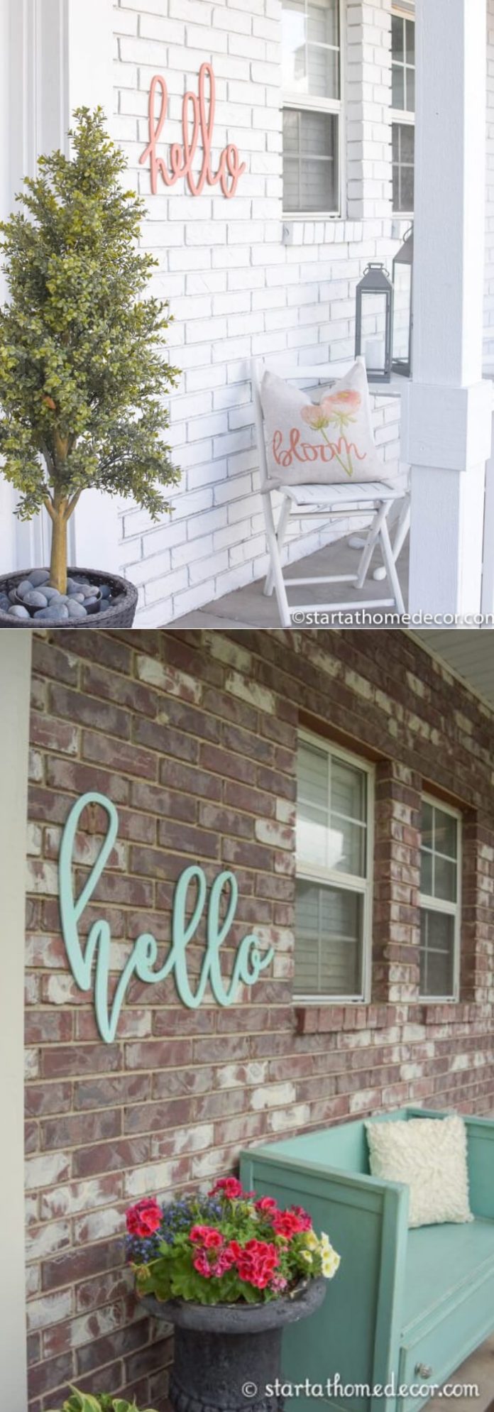 17+ Stunning Outdoor Wall Decor Ideas & Designs To Beautify Your Porch