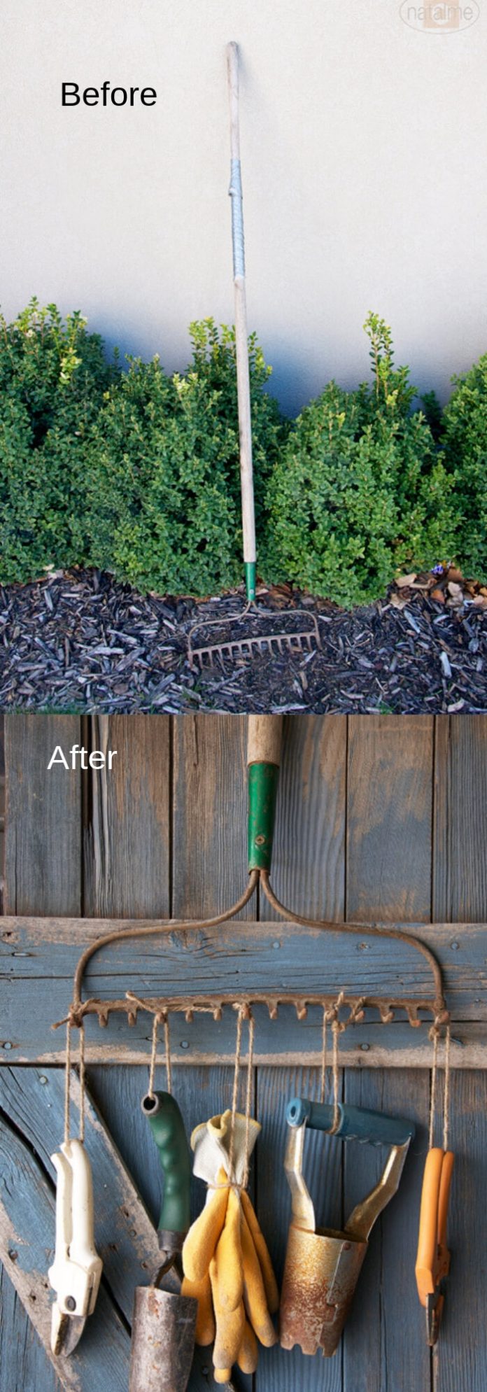 24+ Creative DIY Repurposed Garden Tools Ideas - FarmFoodFamily