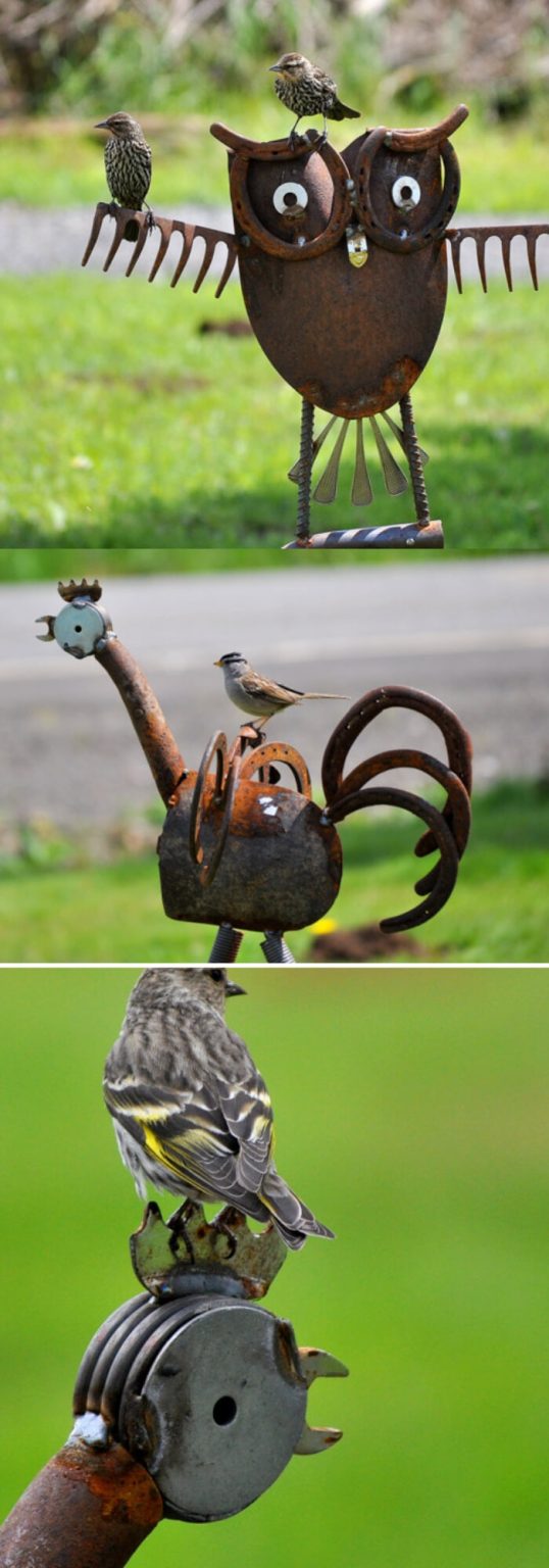 24+ Creative DIY Repurposed Garden Tools Ideas - FarmFoodFamily