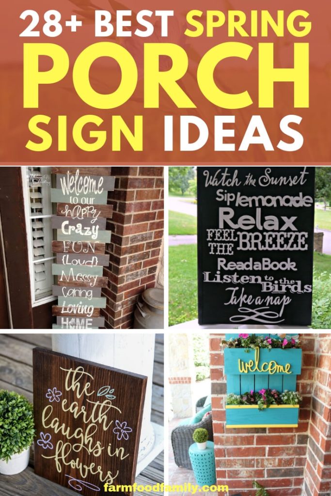 28+ Best Spring Porch Sign Decor Ideas & Designs For 2024
