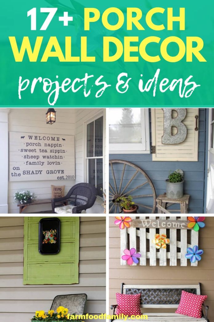 17+ Stunning Outdoor Wall Decor Ideas & Designs To Beautify Your Porch
