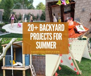 20+ Amazing DIY Backyard Ideas & Projects for Summer