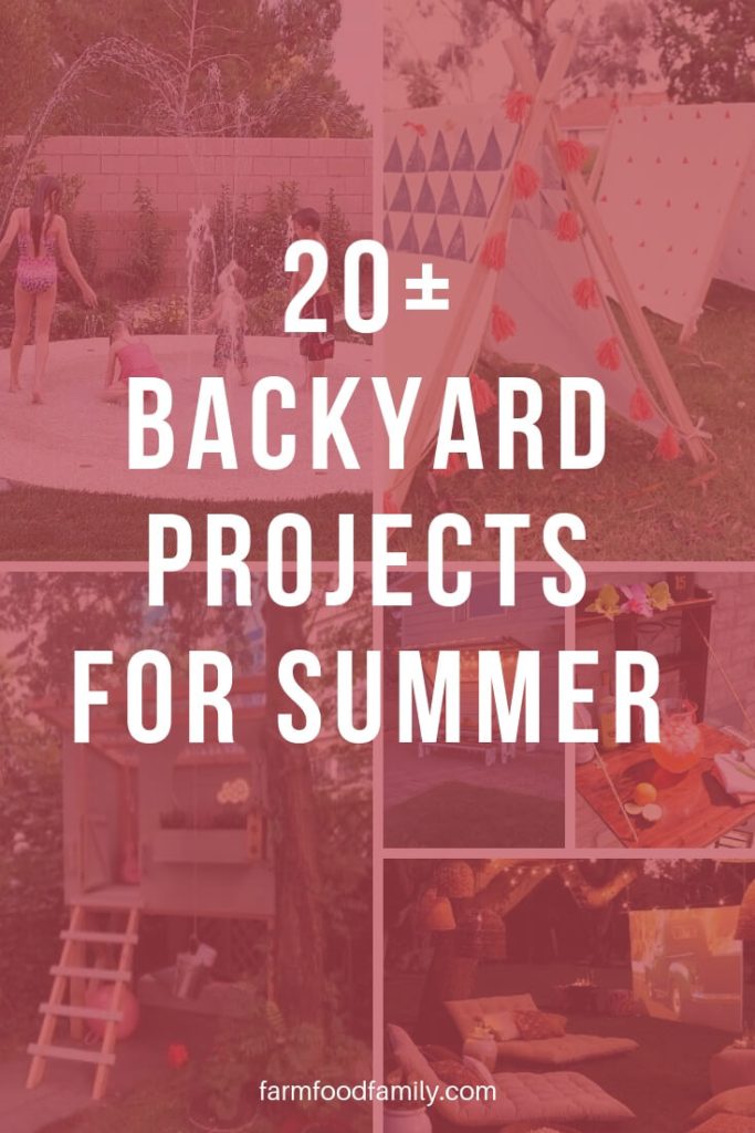 20+ Amazing DIY Backyard Ideas & Projects for Summer