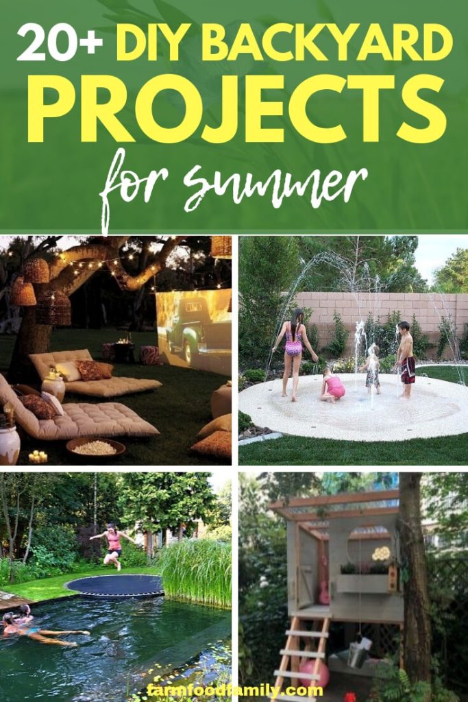 20+ Amazing DIY Backyard Ideas & Projects for Summer