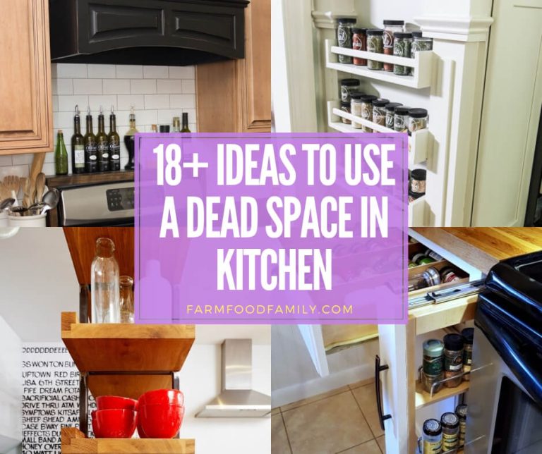 18+ Kitchen Storage Ideas To Use a Dead Space - FarmFoodFamily
