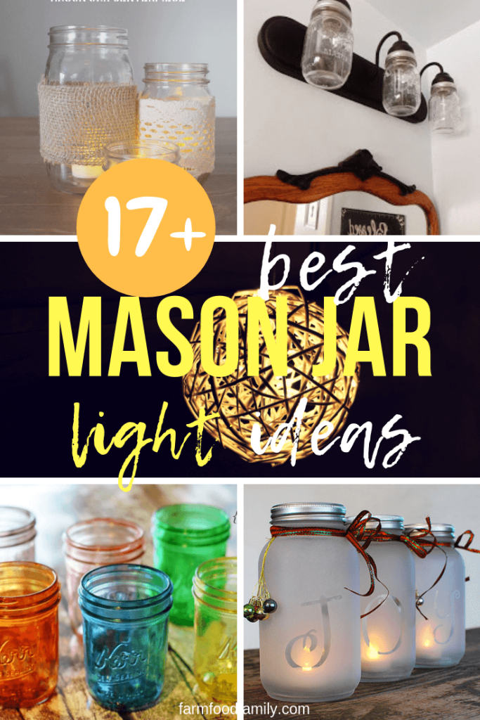 17+ Cool DIY Mason Jar Light Ideas & Designs For 2024