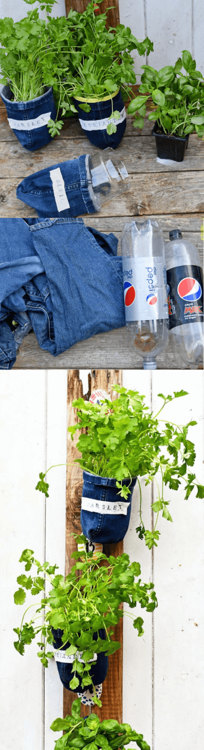 10+ Awesome DIY Vertical Pocket Planter Ideas For Your Garden 2024