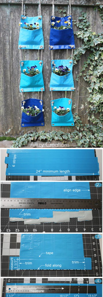 10+ Awesome DIY Vertical Pocket Planter Ideas For Your Garden 2024